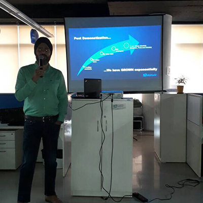 MobiKwik's CEO shared his Vision to all the employees in a unique town ...