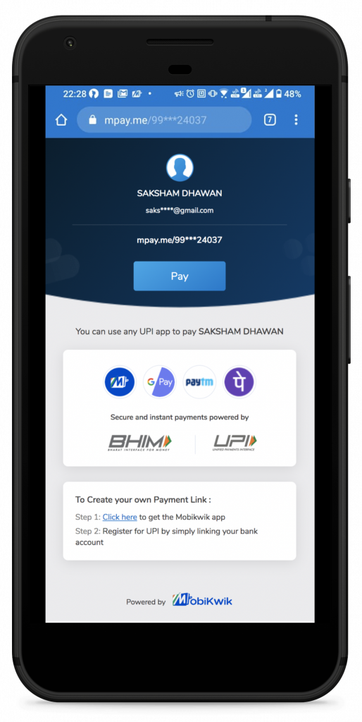 Introducing UPI Payment Link | MobiKwik Blogs